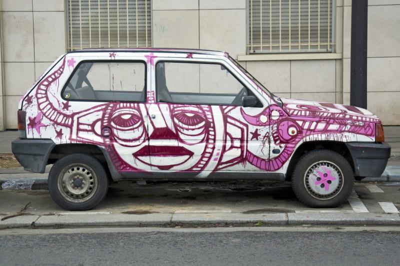 Fiat Panda Graffiti, une voiture de collection proposée par Chris